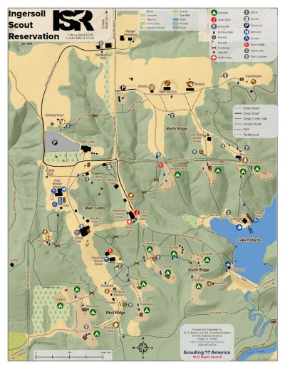 ISR Camp Maps — W. D. Boyce Council